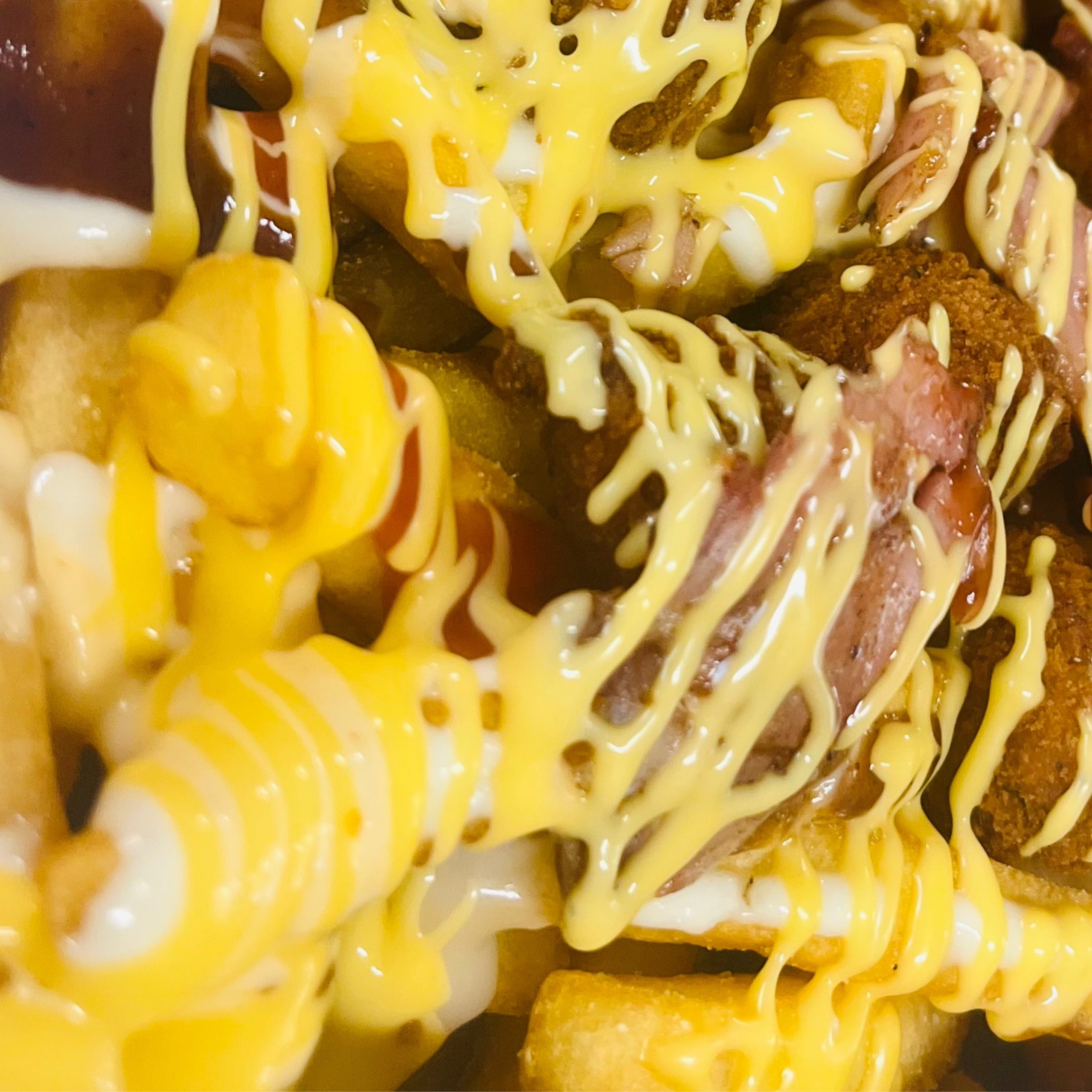 Mega Mix Loaded Fries | Dingers Seafood and Takeaway